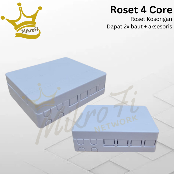 Jual Fiber Optic 4 Core Roset Kosongan|Roset FO 4 Core|FTTH Roset Kecil ...