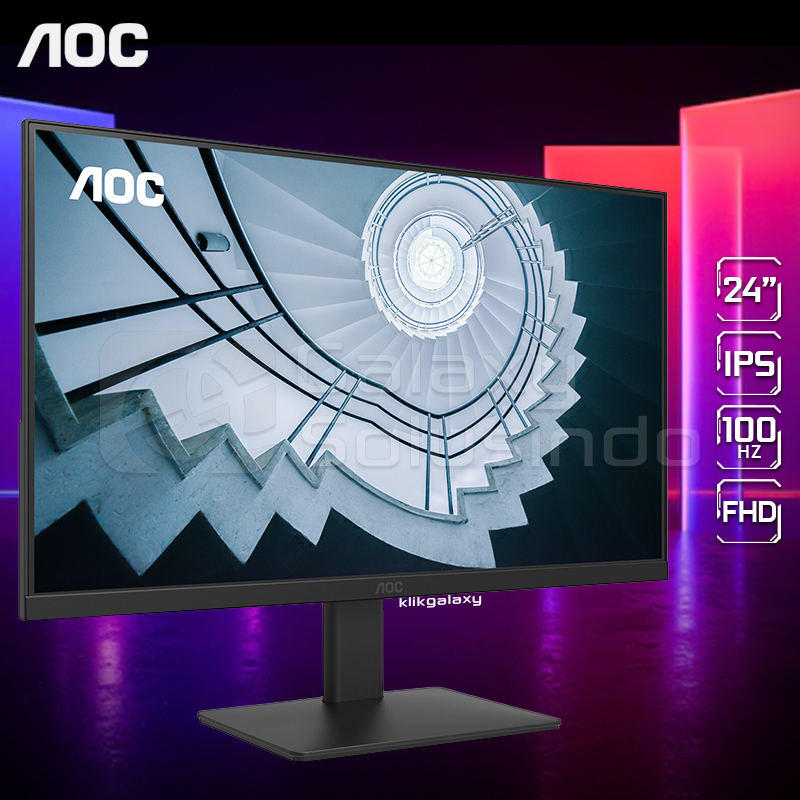 Jual AOC 24B20JH2 24 Inch IPS FHD 100Hz HDMI Monitor | Shopee Indonesia