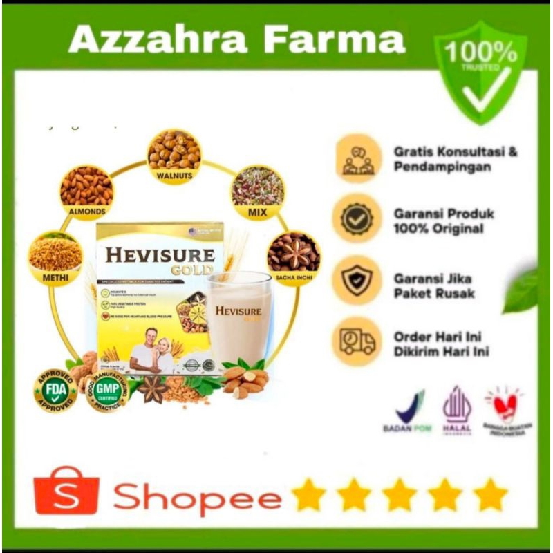 Jual Hevisure Gold Plus Milk 100% Original Susu Obat Diabetes Dan ...