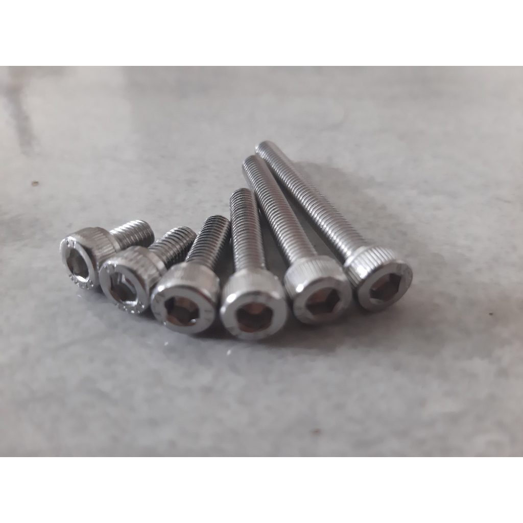 Jual RENESIA Baut L M5 x 15 Stainless Steel SUS304 atau Baut Kunci 8 atau Kunci L4 Baut Motor ...