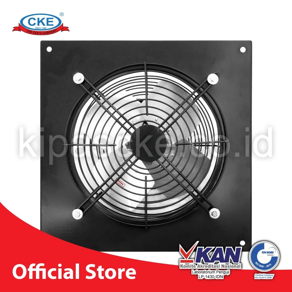 Jual CKE Exhaust Fan EFZL-300-4EQ/1-NB size 12 Inch 90 Watt 220V ...