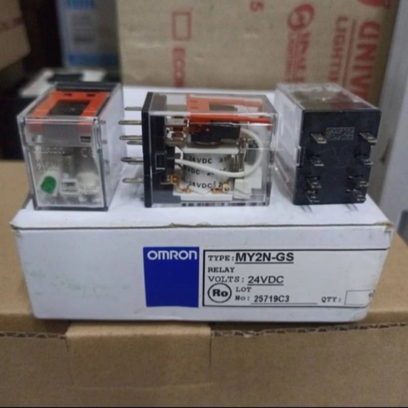 Jual OMRON Relay MY2N-GS 24V DC / Relay 8 Kaki 5 Ampere 24V DC | Shopee Indonesia