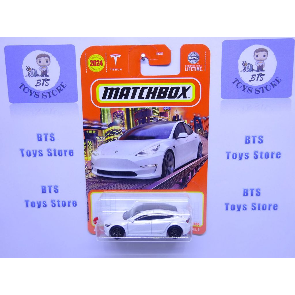 Jual Matchbox Tesla Model 3 Putih | Shopee Indonesia
