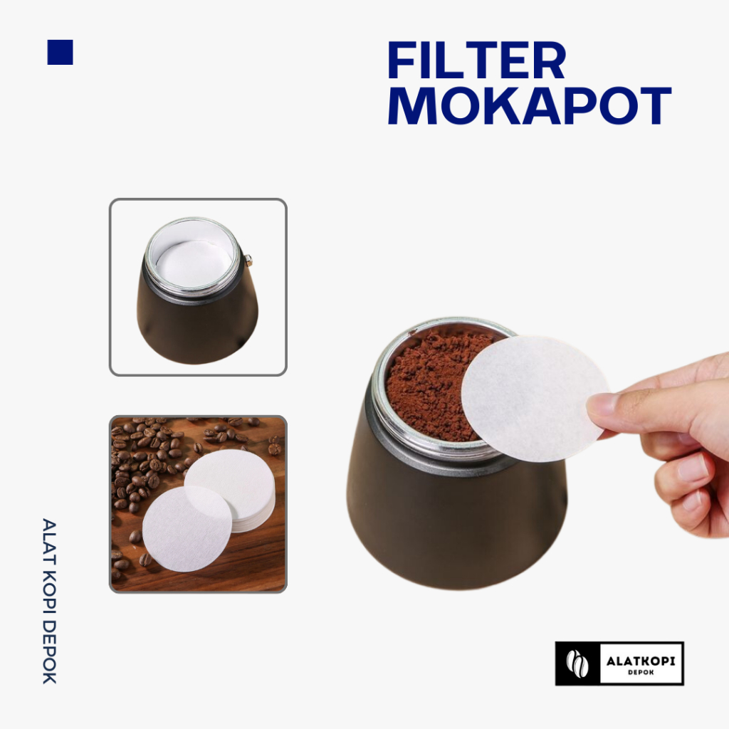 Jual Saringan Kertas Paper Filter Moka Pot Stovetip Kopi Ukuran 42 mm ...