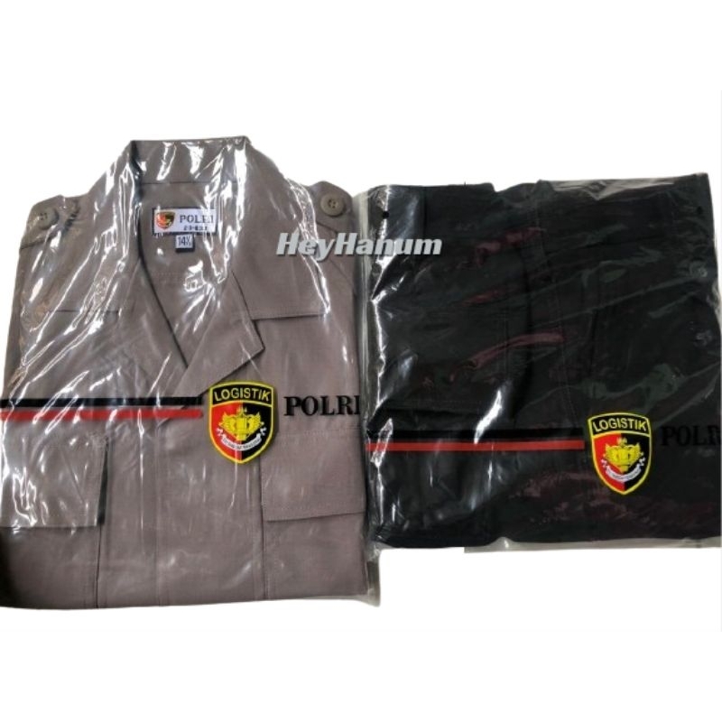 Jual Seragam PDL 1 Stel jatah polri 2023 (baju dan celana) | Shopee ...