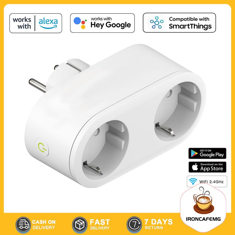Jual smart plug/smart plug wifi/stop kontak saklar/colokan stop kontak ...