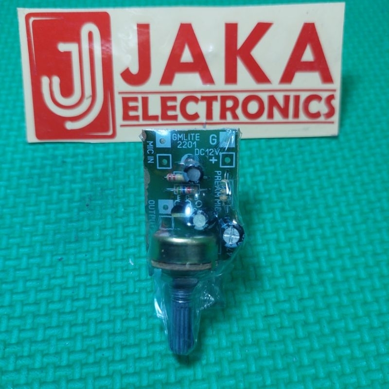 Jual Kit Pre Amp PreAmp MIC 1 Transistor + Potensio GM lite 2201 ... Jual Kit Pre Amp PreAmp MIC 1 Transistor + Potensio GM lite 2201 ...