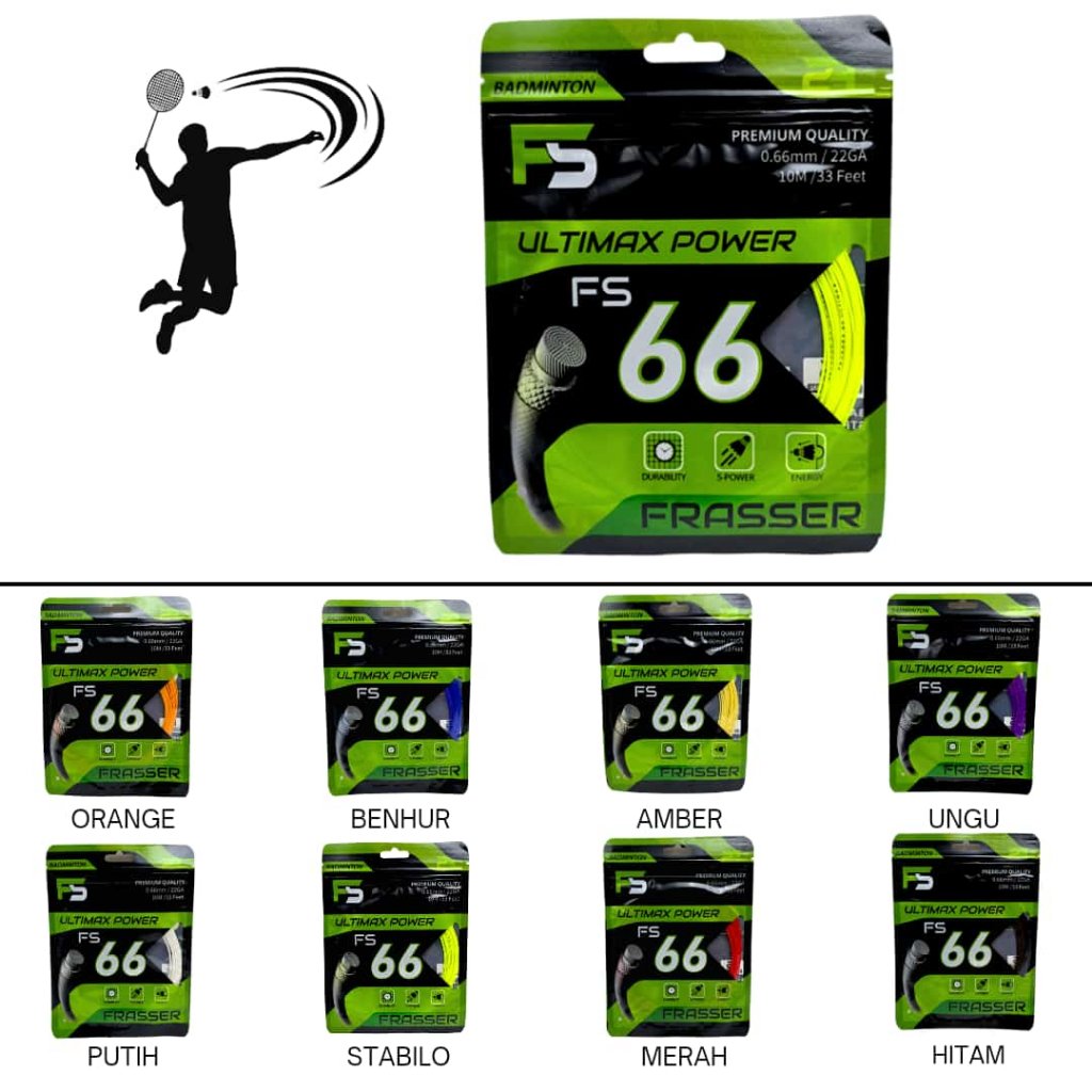 Jual Frasser Senar Badminton Senar Raket Badminton Bulutangkis Original ...