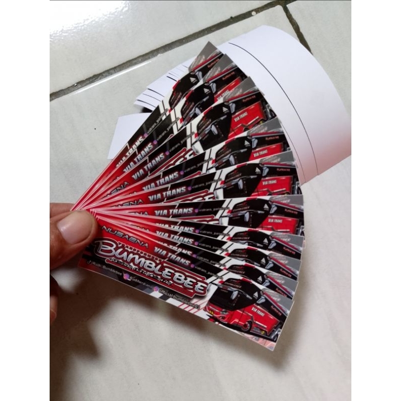 Jual stiker bus via trans | Shopee Indonesia