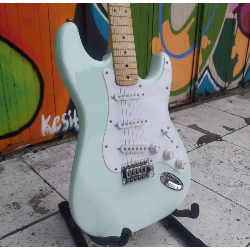 Jual Gitar Elektrik Original Difergio Hijau Melon | Shopee Indonesia