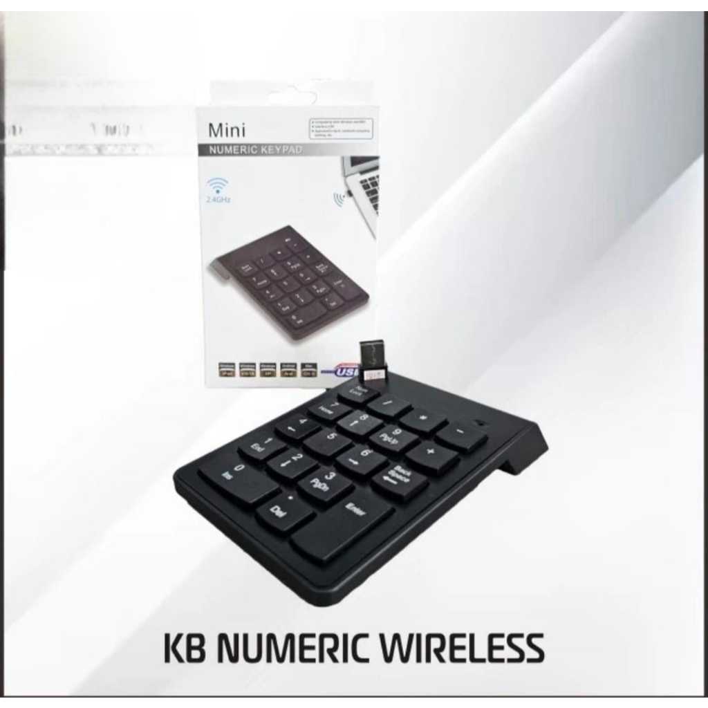 Jual Wireless keyboard angka numeric keypad | Shopee Indonesia