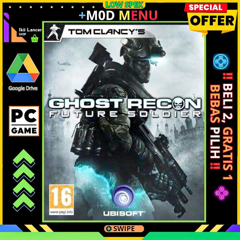 Jual Tom Clancys Ghost Recon Future Soldier Complete Edition - PC ...