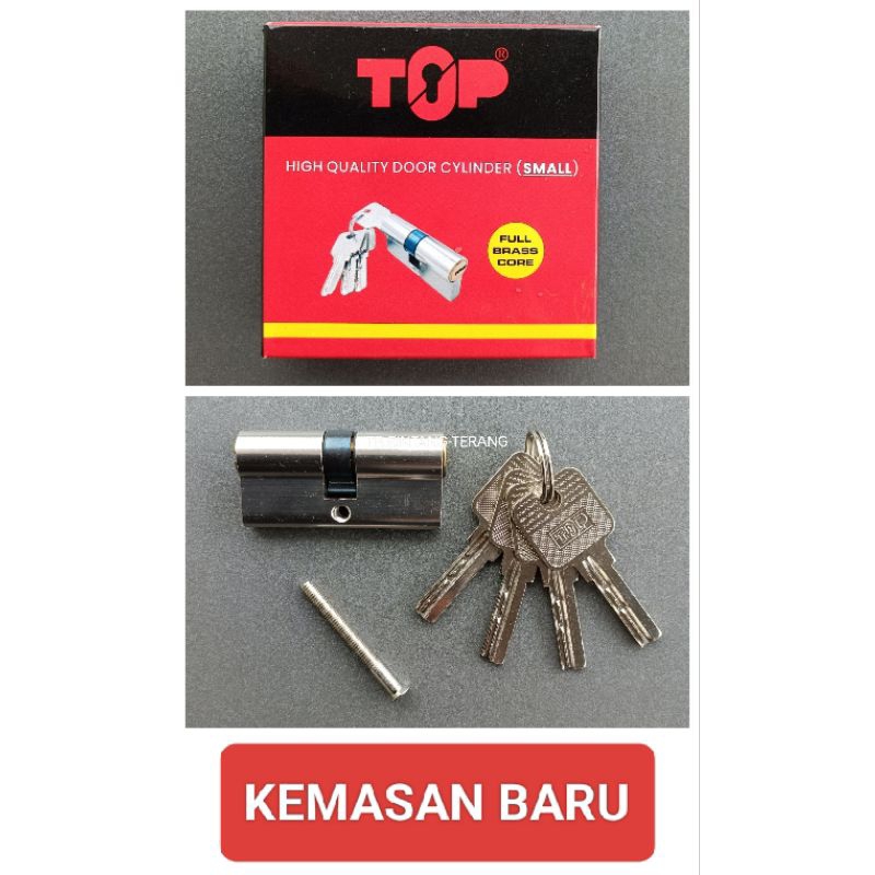 Jual TOP Silinder Kunci Pintu 60 mm ( Small ) Jantung Tengah Kunci Pintu | Shopee Indonesia