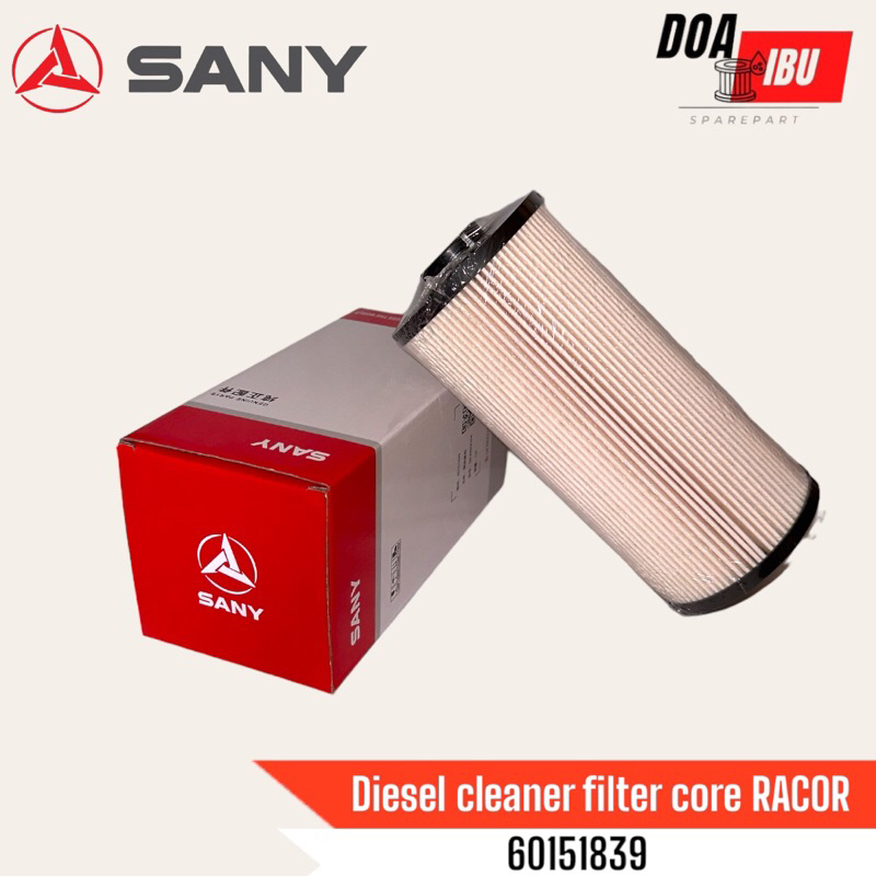 Jual Filter Core Racor SANY SY55, SY75C, SY135F 60151839 ORI SRJ094A204 ...