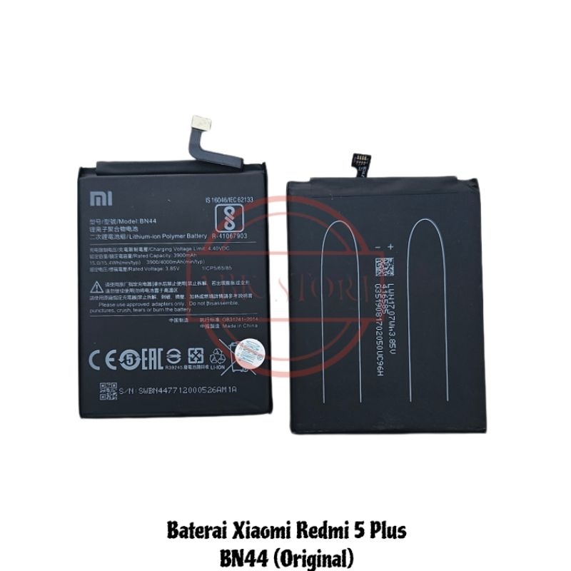 Jual BATRE BATERAI BATTERY XIAOMI BN44 FOR REDMI 5 PLUS / REDMI 5 ...