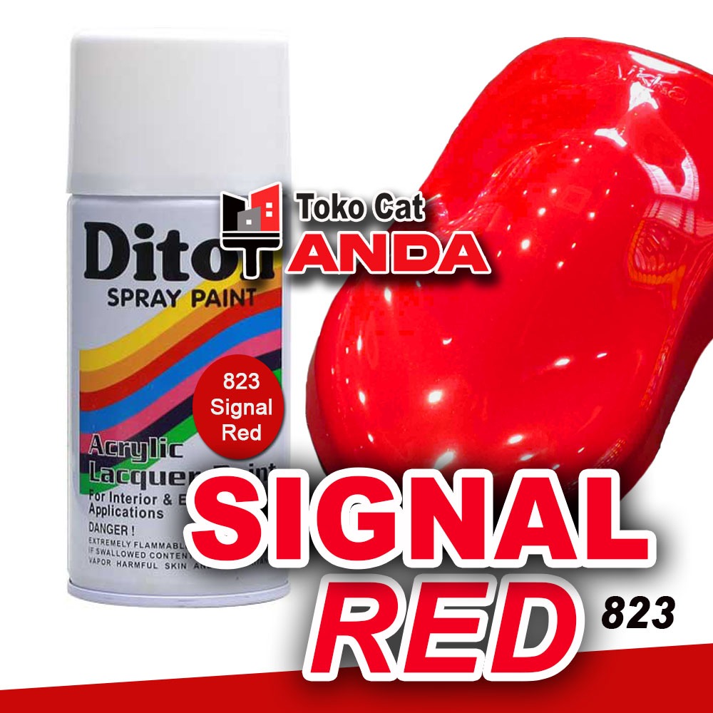 Jual Diton Semprot Signal Red 823 - Pilok merah Jreng solid | Shopee ...