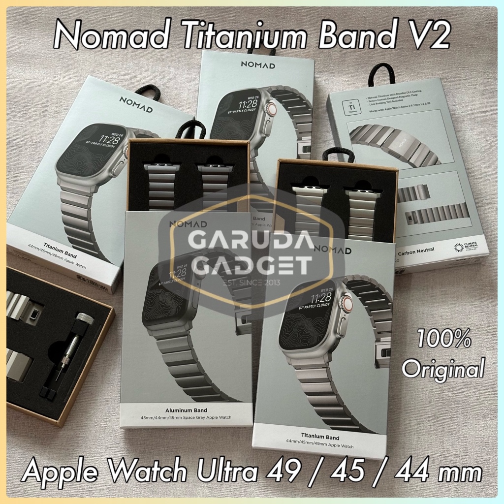 Jual Nomad Titanium Band V2 Aluminum Band Apple Watch Ultra 2 / 1 49mm ...