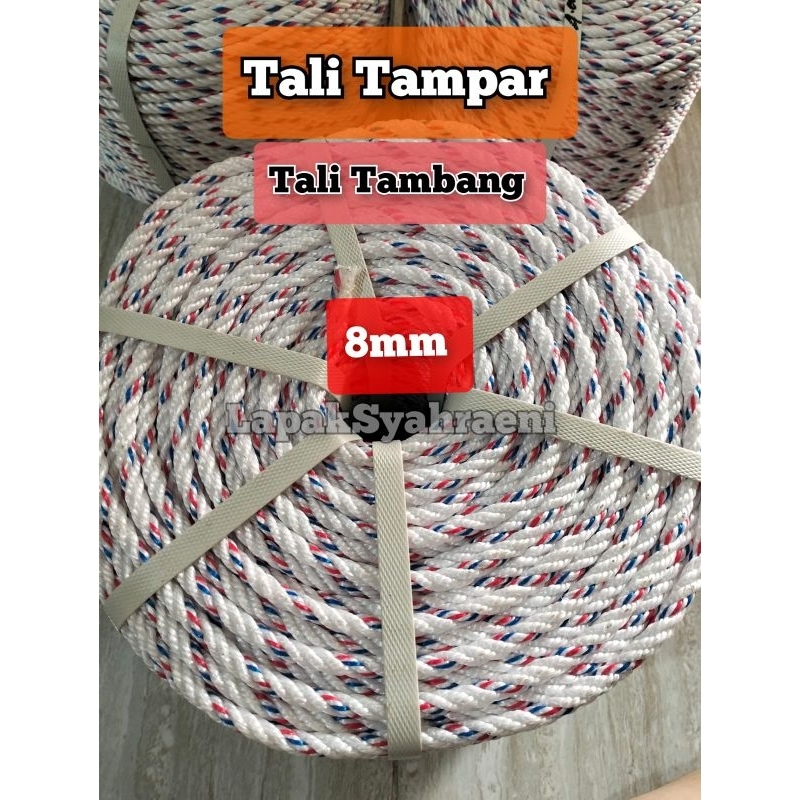 Jual TALI TAMBANG PPD 8MM 7MM 6MM PANJANG 50METER TALI KAPL TALI TRUCK ...