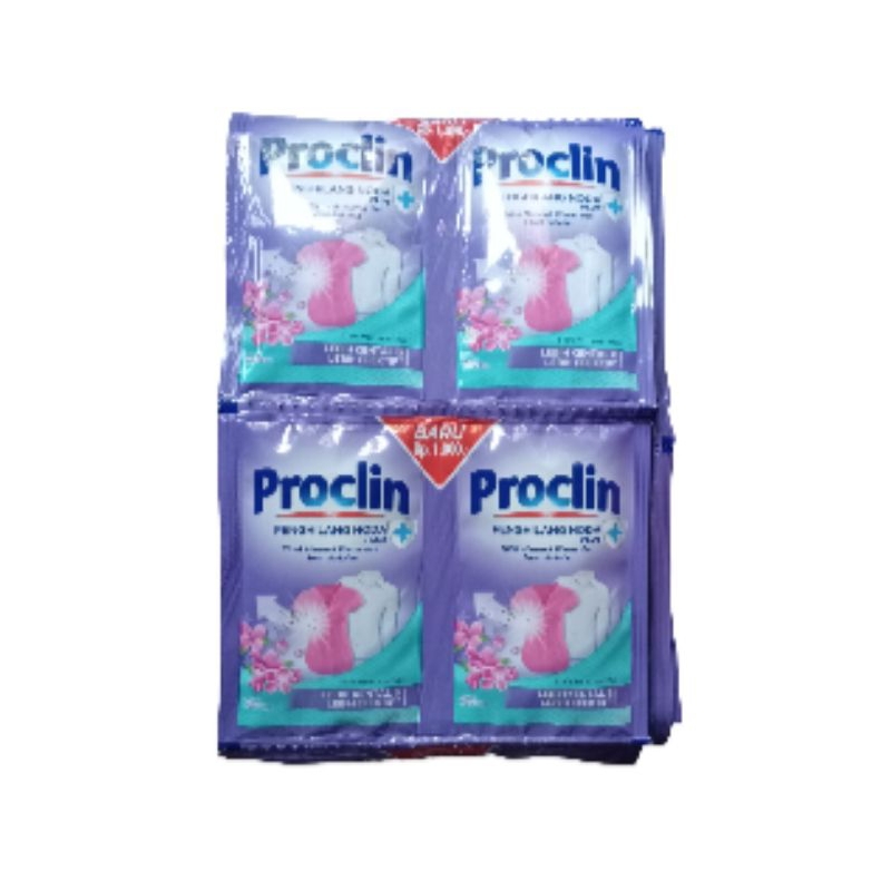 Jual Proclin Penghilang Noda Renteng (Isi 24sachet @12.5ml) Ungu Pink ...