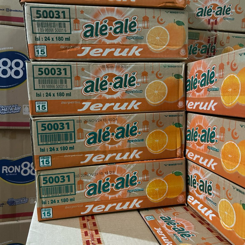 Jual ale ale 180ml 1 dus isi 24 cup | Shopee Indonesia