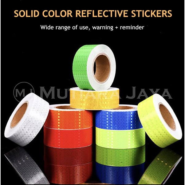 Jual LAKBAN STICKER REFLEKTOR TRUK MOBIL MOTOR PEMANTUL CAHAYA WARNING ...