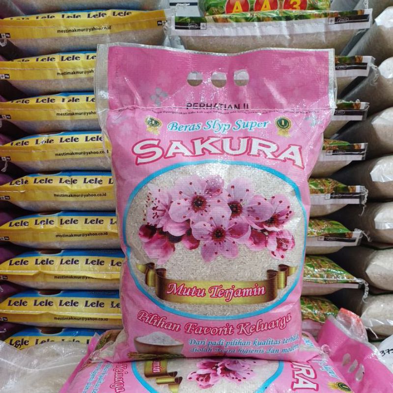 Jual beras sakura 5kg super | Shopee Indonesia