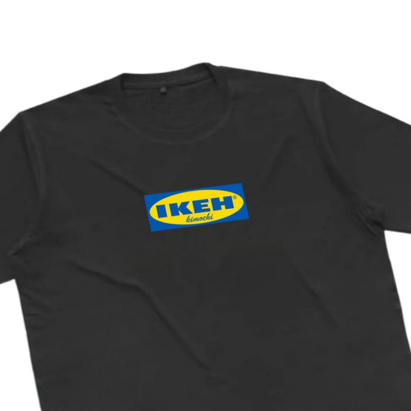 Jual Kaos IKEH Kimochi Plesetan Logo | Cotton Combed 24s | Shopee Indonesia