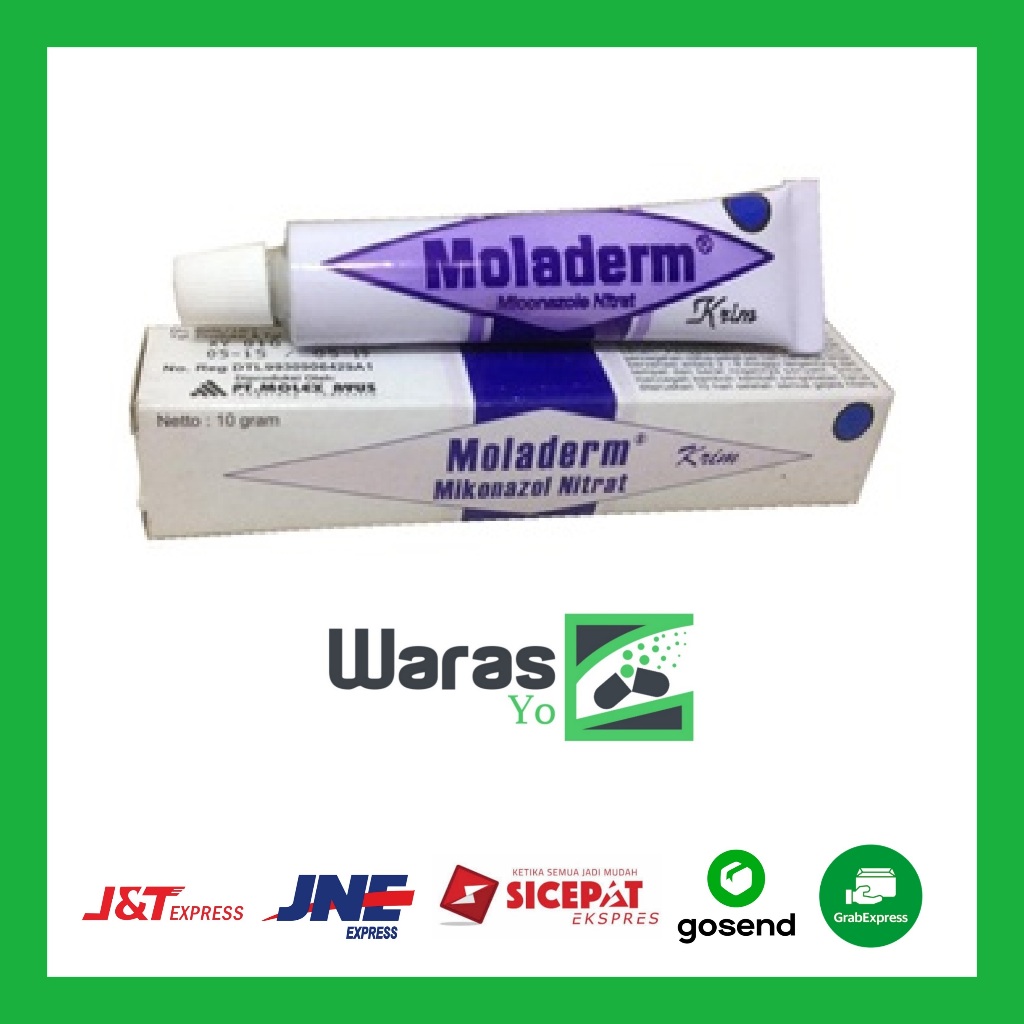 Jual [WS] MOLADERM 20 MG CREAM 10 GR - INFEKSI KULIT DERMATOFIT , RAGI ...