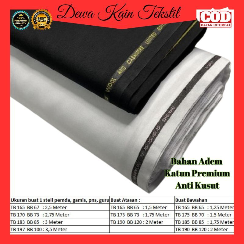 Jual Kain Seragam Perawat Dokter Premium Wool Meteran | Shopee Indonesia