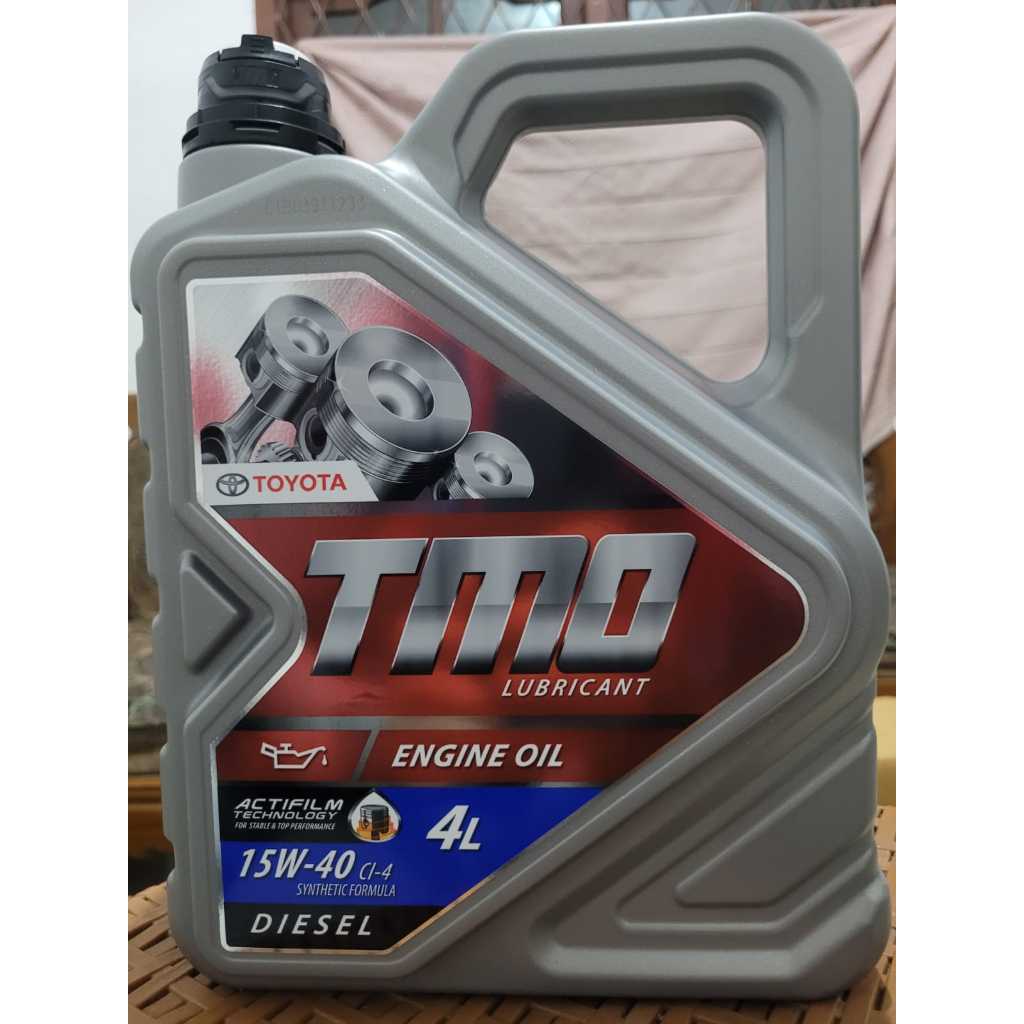 Jual Oli mesin 15W-40 CI-4 Diesel Toyota TMO 4L Original | Shopee Indonesia