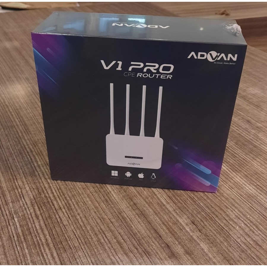 Jual Modem + Router Wifi 4G LTE Advan CPE V1 PRO Unlock All Operator ...