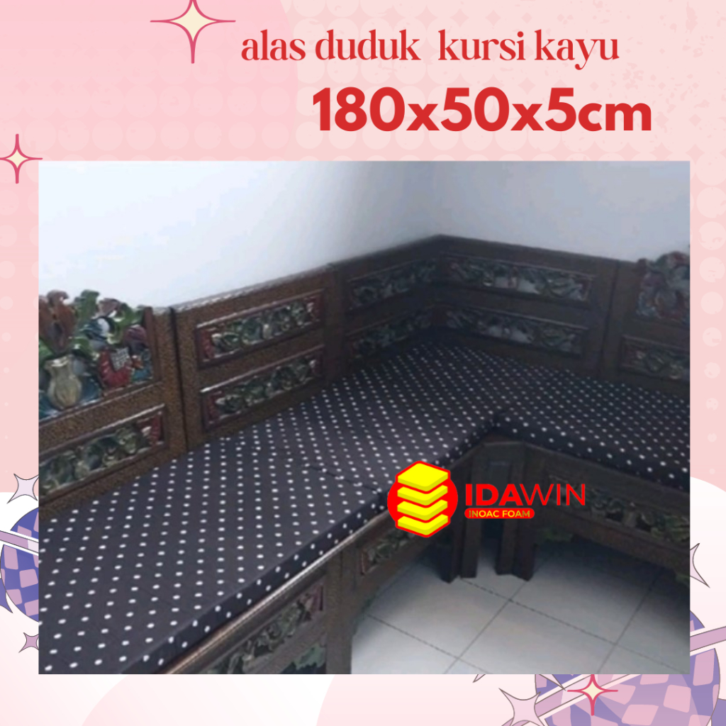 Jual busa kursi kayu ukuran 180x50x5cm | Shopee Indonesia