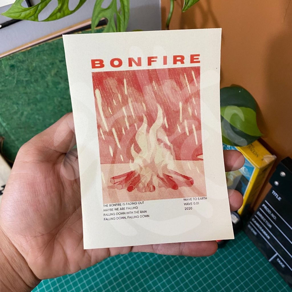 Jual stiker bonfire / stiker poster / sticker aesthetic / sticker ...