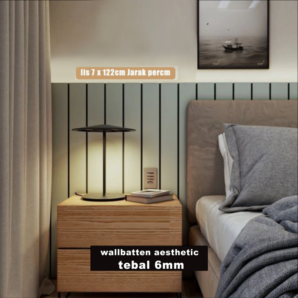 Jual WALL BATTEN Dekorasi Kayu Dinding 6 mm bermacam ukuran | Shopee ...