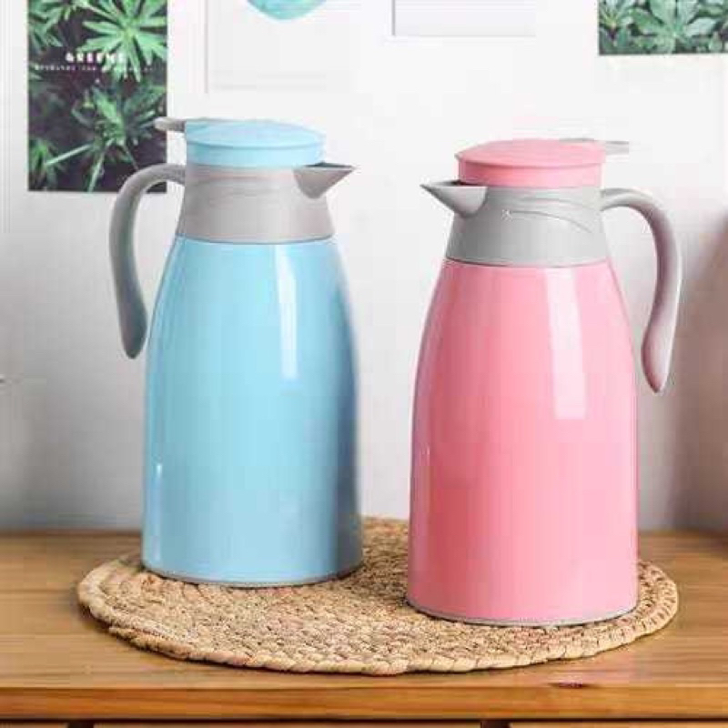 Jual teko termos air panas 1 liter simpan suhu teko pinguin 1000 ml ...