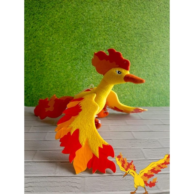 Jual Boneka Pokemon Plush Legendary [ Moltress ] Original Banpresto ...