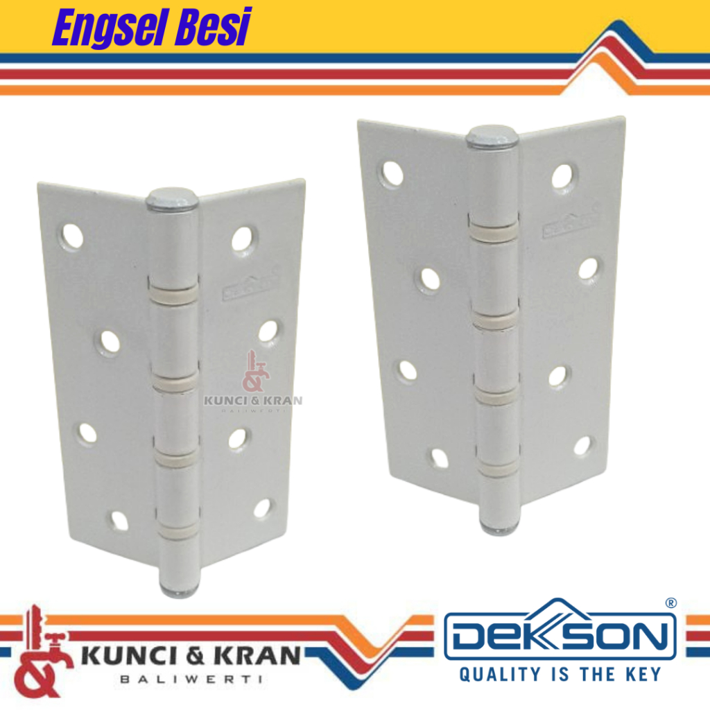 Jual Engsel Besi Dekkson NYLON ES IR 4X3X2 4NR WH Engsel Pintu Dekson ...