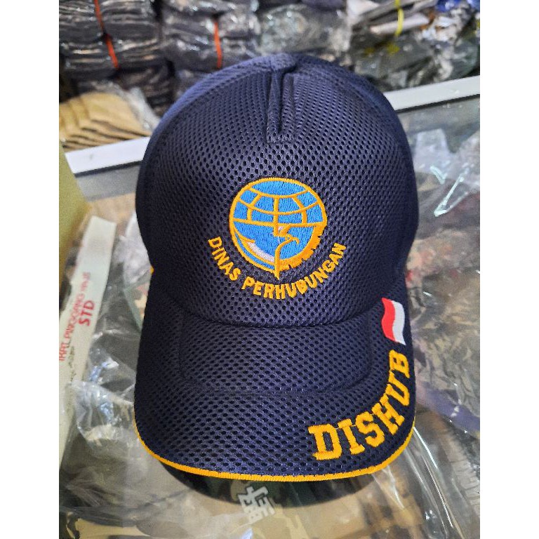 Jual topi dishub jaring atribut kelengkapan pakaian seragam dinas ...