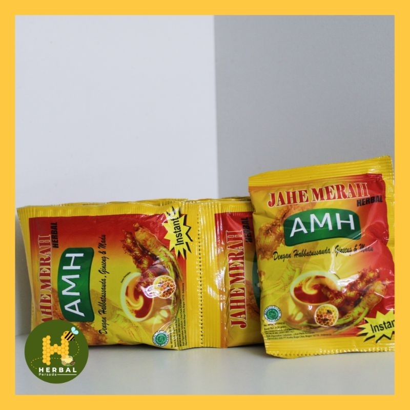 Jual AMH Jahe Merah & Jahe Merah + Susu (Rencengan) | Shopee Indonesia