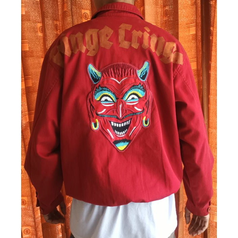 Jual JAKET WORK VINTAGE CUSTOM | Shopee Indonesia