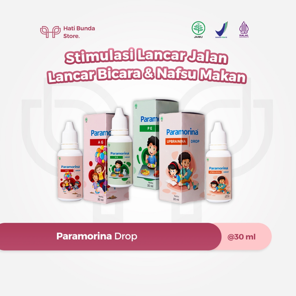 Jual Paramorina Drop/Tetes Semua Varian (Untuk anak usia 6 bulan -- 12 ...