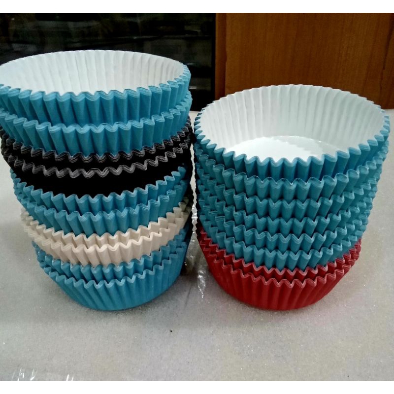 Jual CUP ROTI BULAT DIAMETER 8 CM BERBAGAI MOTIF RANDOM ISI 200 PCS ...