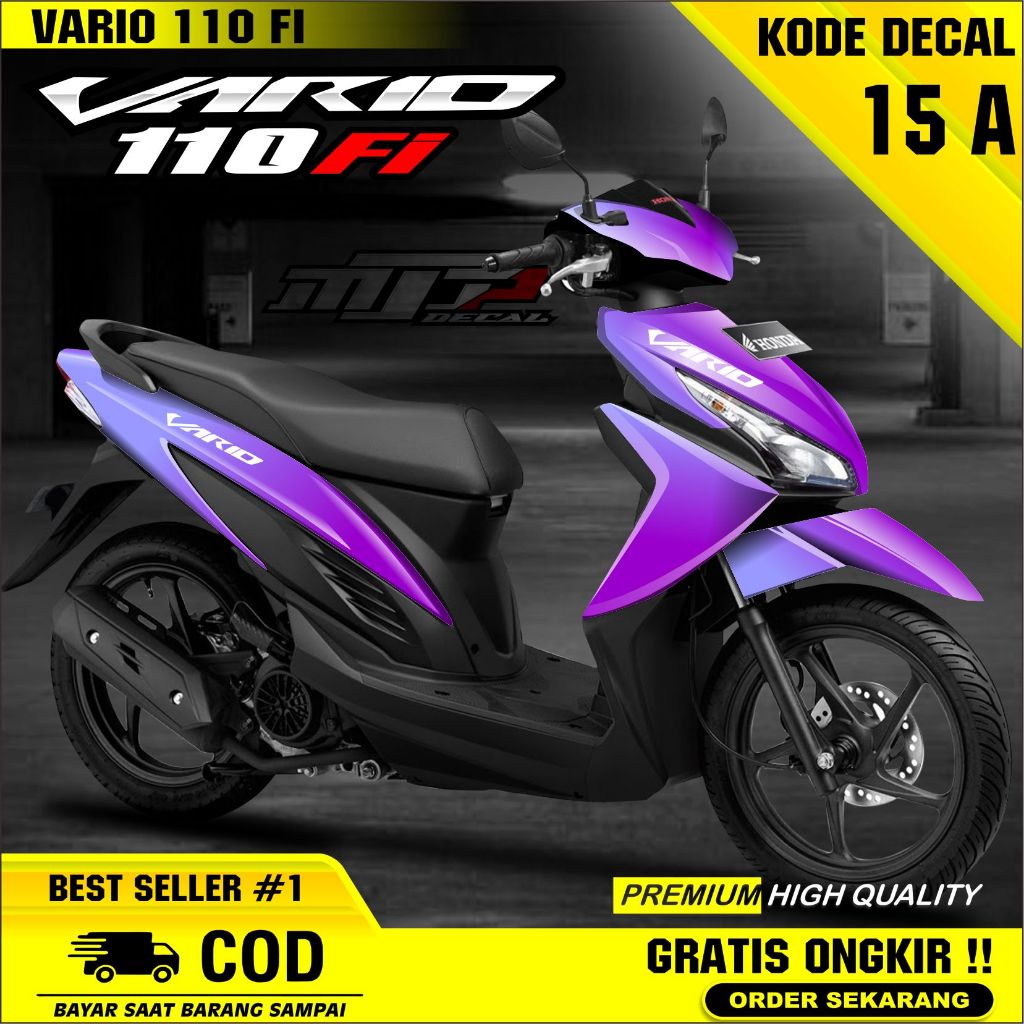 Jual (BISA COD) Decal sticker Vario 110 FI Full Body - Dekal Stiker lis ...