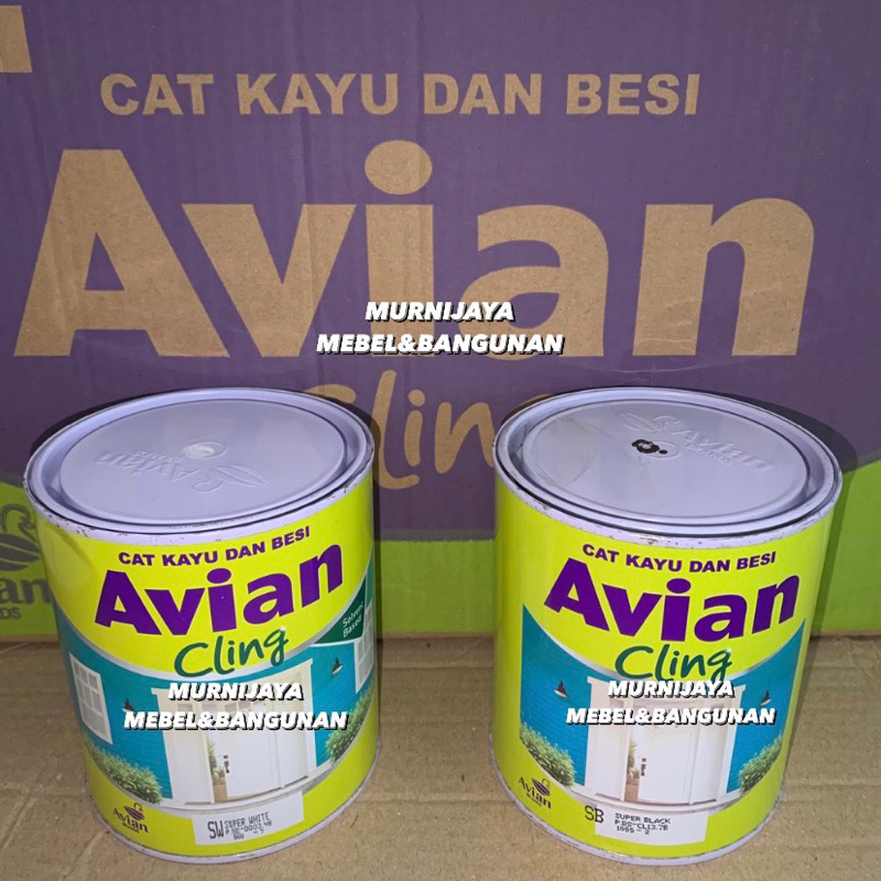 Jual AVIAN CLING CAT KAYU DAN BESI 0.85 LITER CAT MINYAK MURAH (PENGENCER THINNER) | Shopee ...