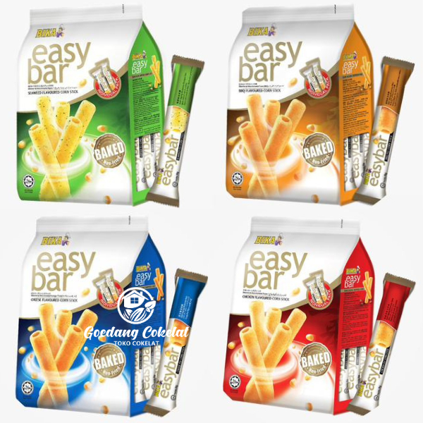 Jual BIKA Easy Bar Stik Stick Jagung Rasa Rumput Laut Ayam Keju Cheese ...