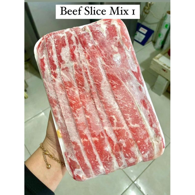 Jual beff slice mix fat 500gr | Shopee Indonesia