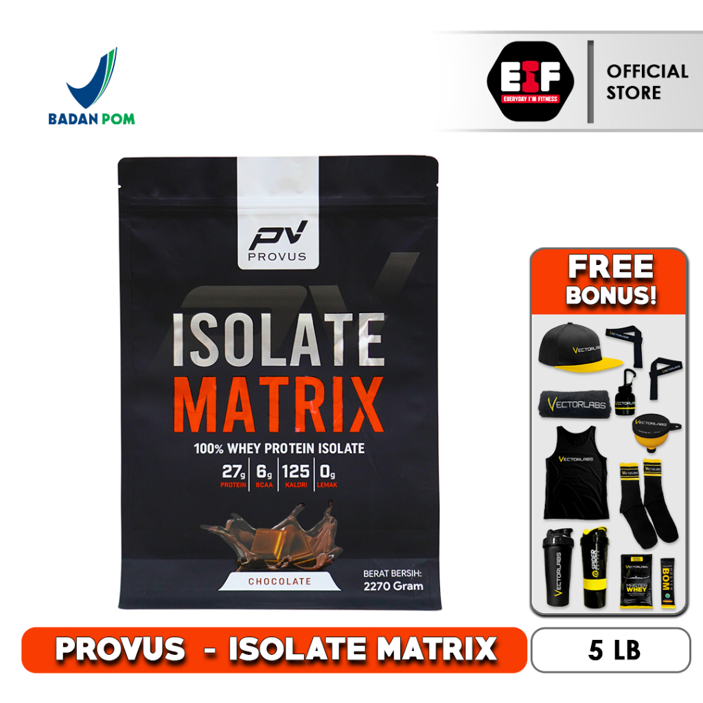 Jual PROVUS Isolate Matrix 5lbs / 2.272g | Shopee Indonesia