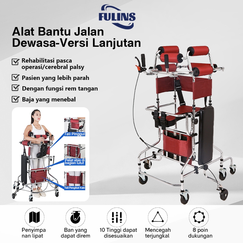 Jual ⭐untuk145-180cm⭐Rollator walker/Dewasa walker yang Dapat ...