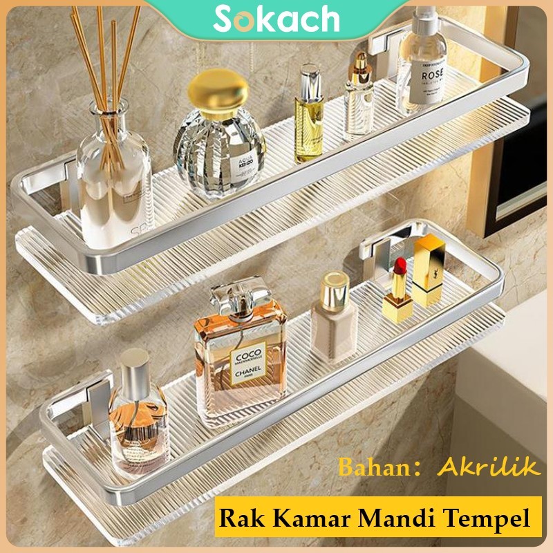 Jual Rak Shampoo Kamar Mandi tahan lembab / Rak Sabun Dinding / Rak ...