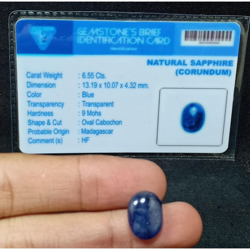 Jual BATU BLUE SAFIR ASLI NATURAL LENGKAP DENGAN SERTIFIKAT ( LOSTUNE ...